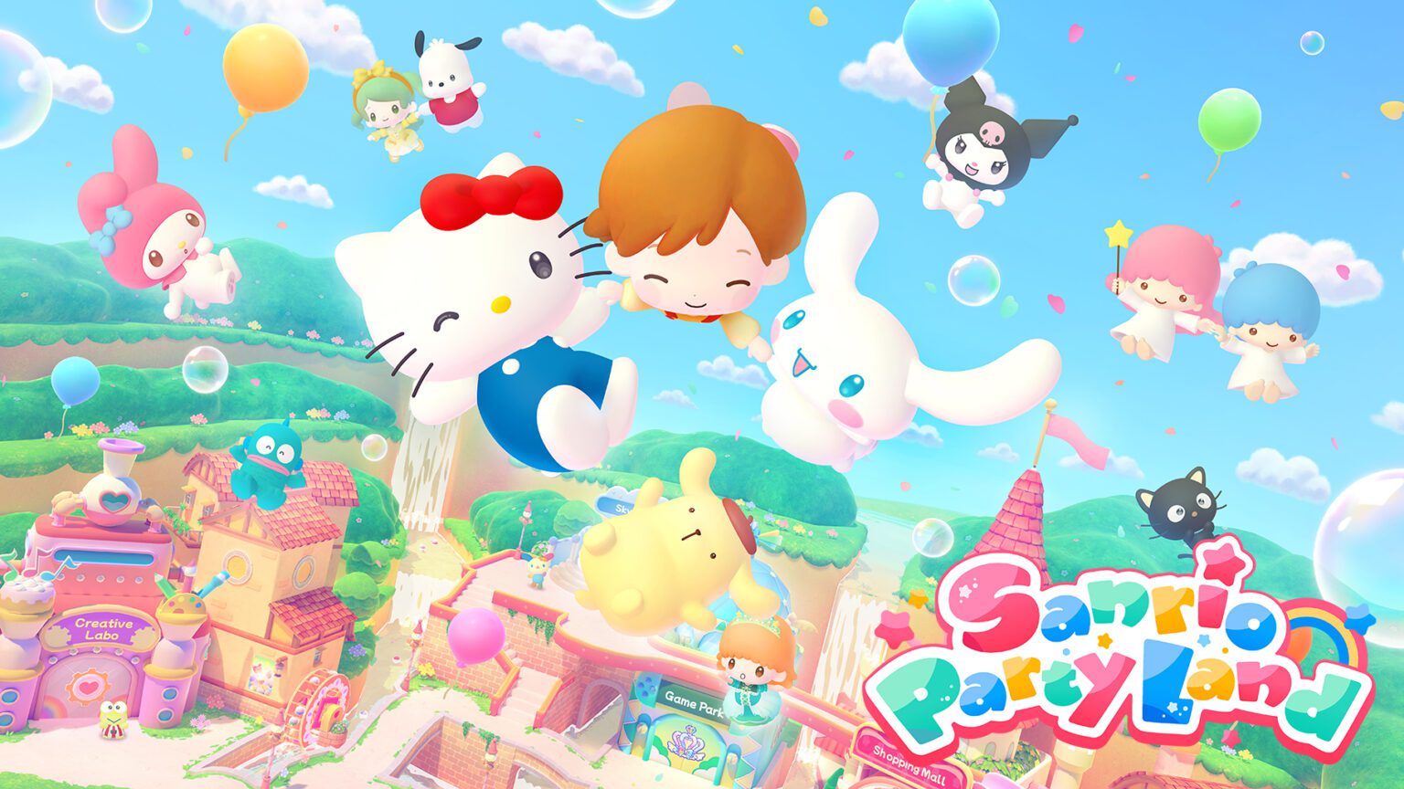 Sanrio Games Launches! Sanrio Party Land Coming to Nintendo Switch Fall ...